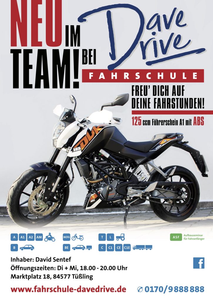 Motorrad – Fahrschule – DaveDrive